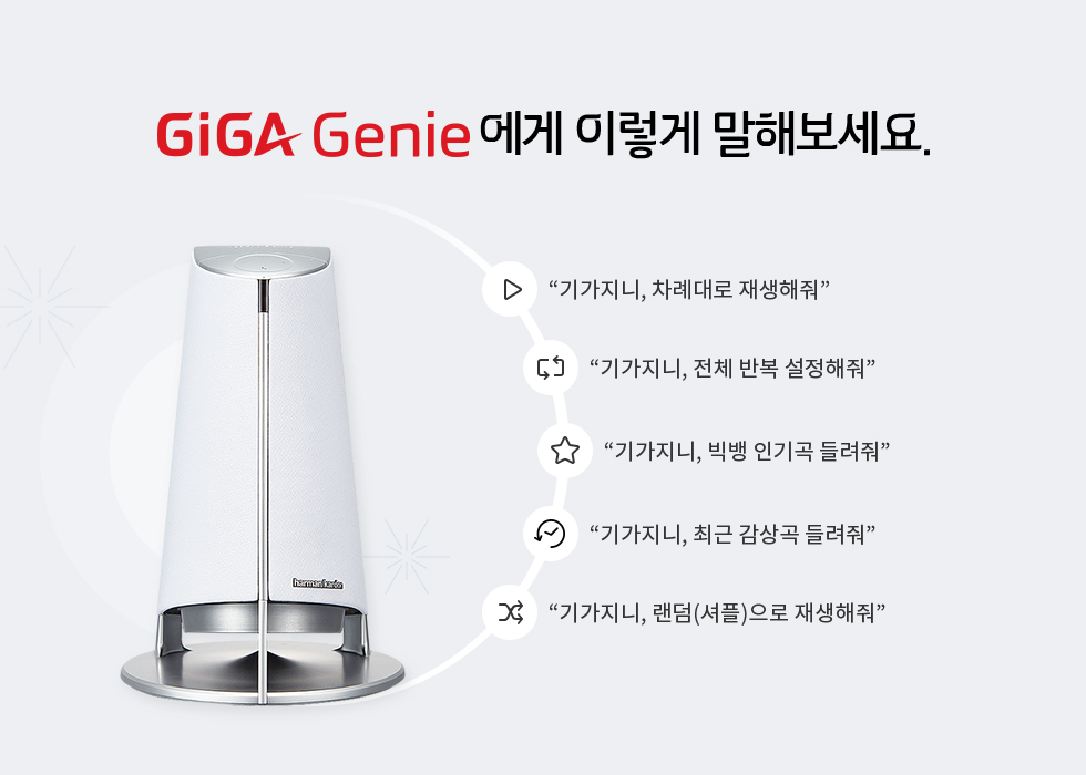 GiGA Genie 에게 이렇게 말해보세요.